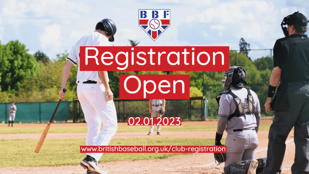 2023 Club Registration Open - British Baseball Federation