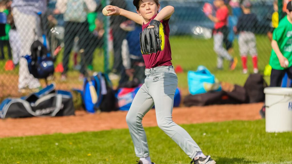 Over 50 Young Baseball Players at First Mix and Match - British ...